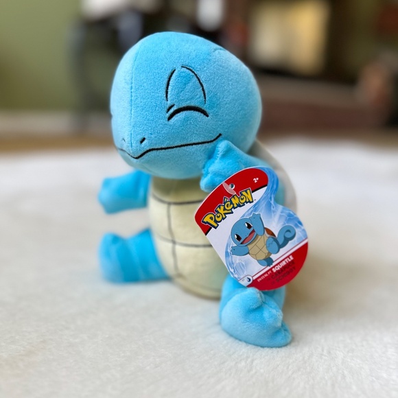 Pokemon | Toys | Pokemon Squirtle Kanto Starter Plush Happy Smiling ...